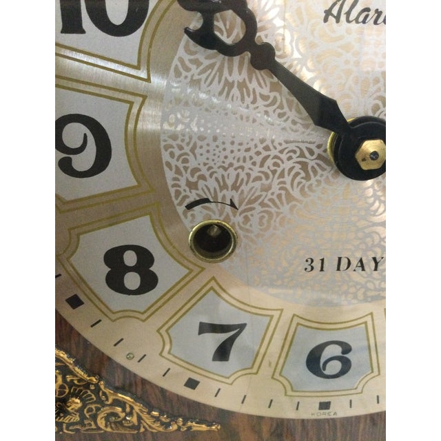 Vintage 1960s Alaron 31-Day Winding Chime Wall Clock | Chairish