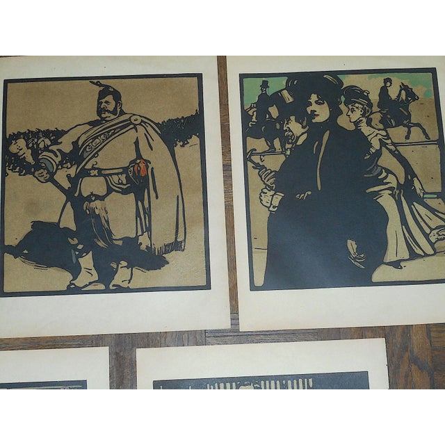 Antique 19th Century Lithographs-London Types-Set of 7 | Chairish