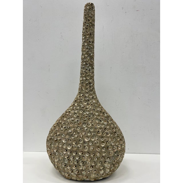 Overscaled Sea Shells Vase | Chairish