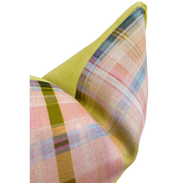 22" Multi Tattie Plaid by Anna Spiro Pillows - a Pair | Chairish