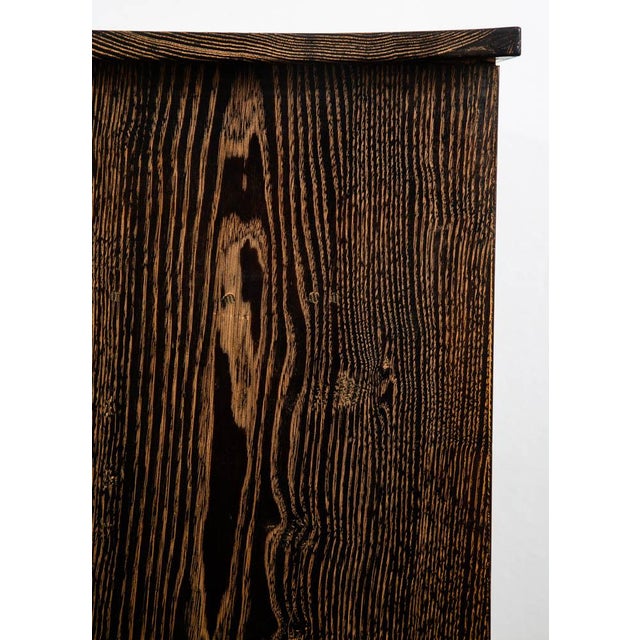 Vintage Cha Tansu Tea Cabinet Japanese Sliding Door Japan Custom Keyaki ...