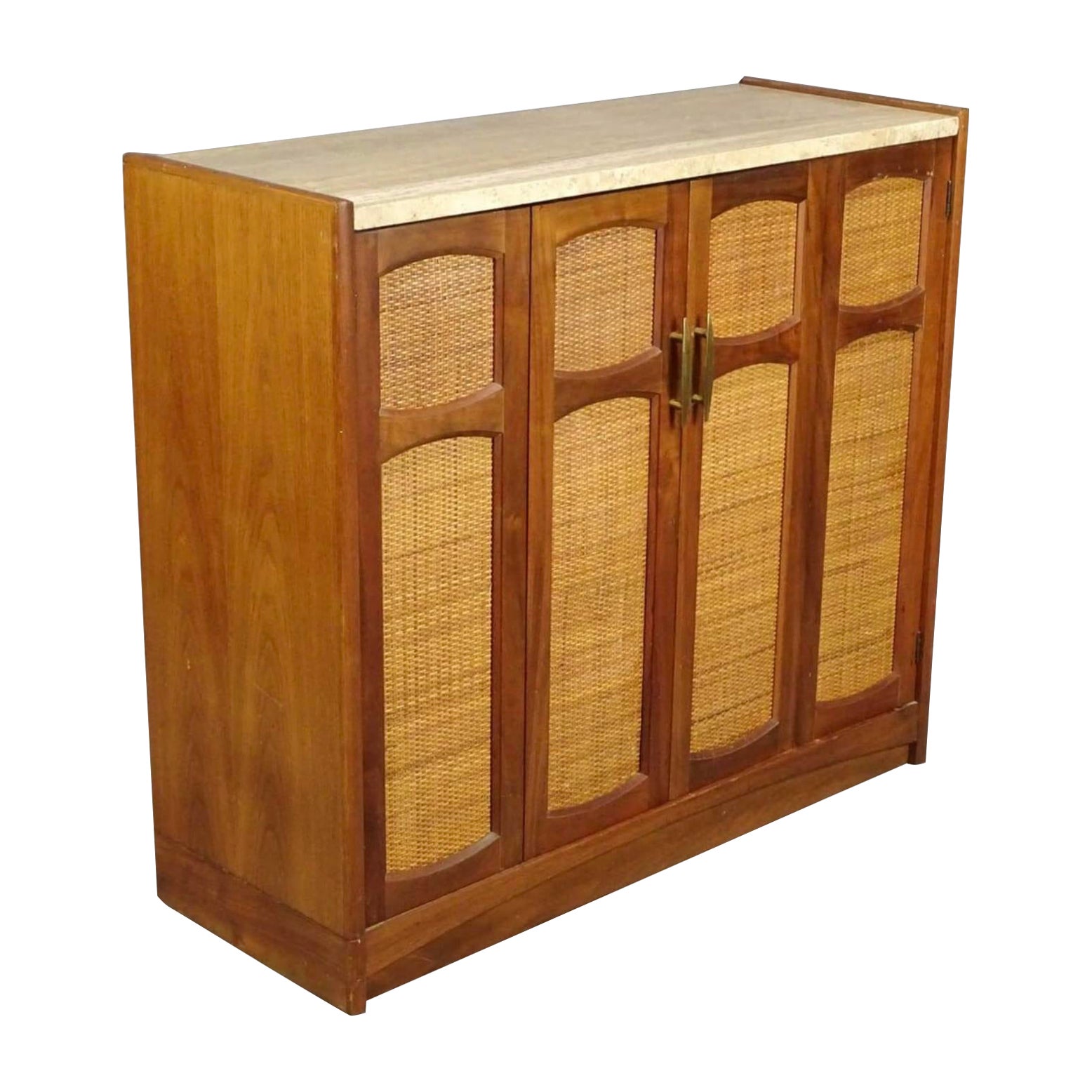 1960s Trim Storage Cabinet Sideboard by Drexel Heritage | Chairish