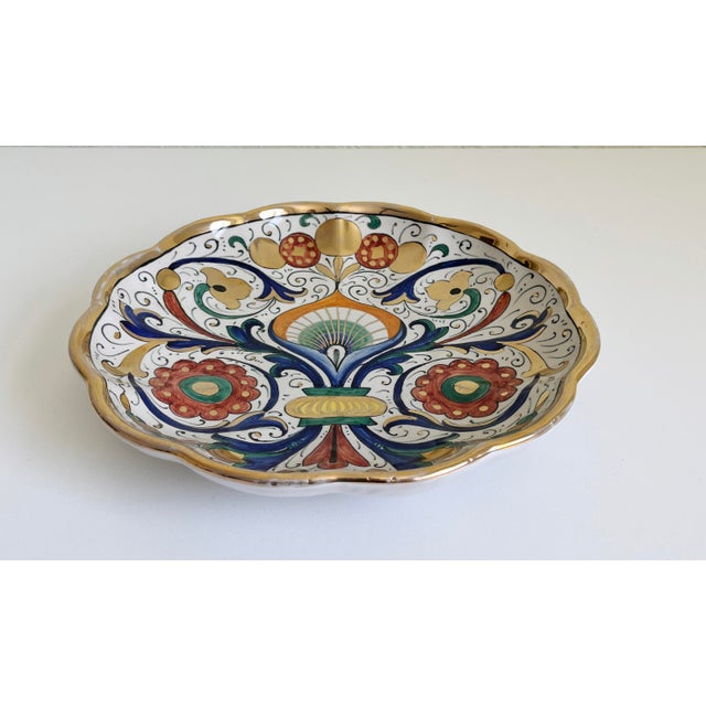 20th Century Deruta Majolica Decorative Wall Plate | Chairish