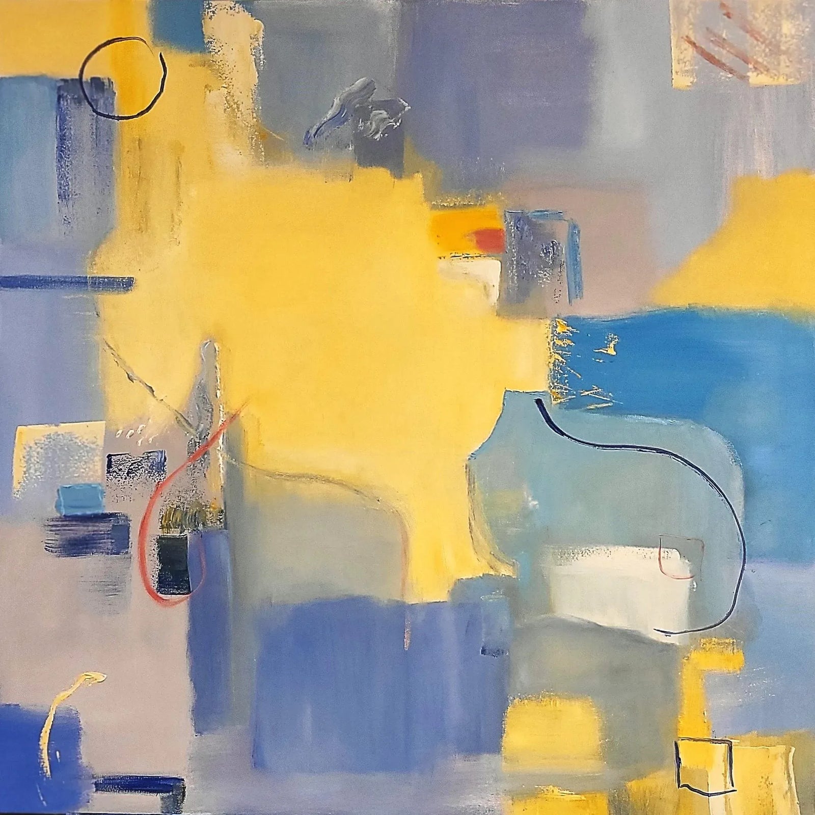 Original Large Artwork by Renounded Artist Christine Frisbee - Sun ...