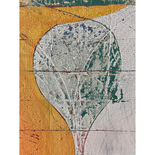 2001 Katie Hawkinson Modern Abstract Tempera Painting | Chairish