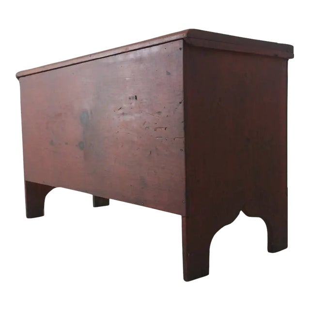 Early 19th Century Antique Primitive Blanket Chest | Chairish