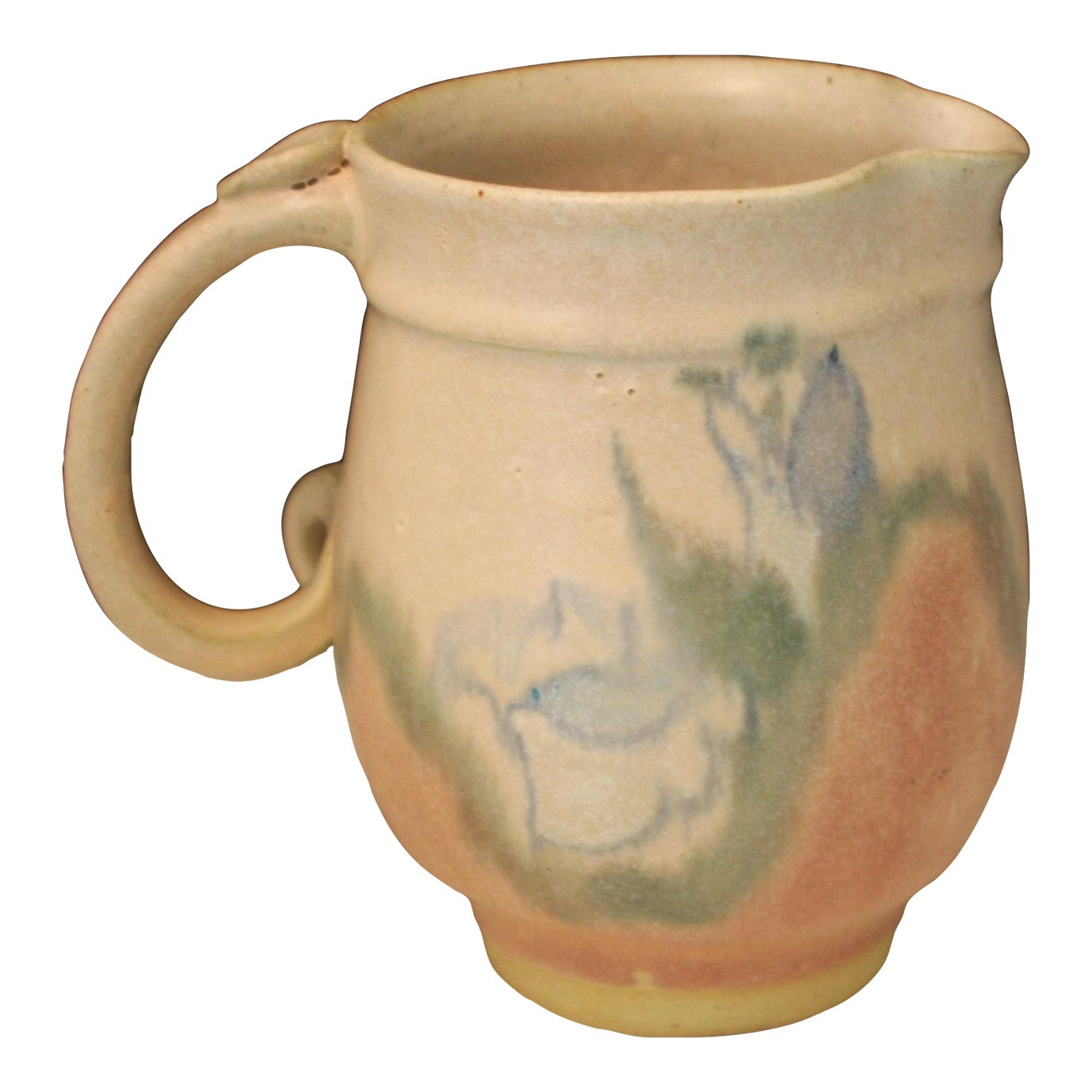 Vintage Jess Lord Studio Pottery Hand Thrown Pastel Abstract Design ...