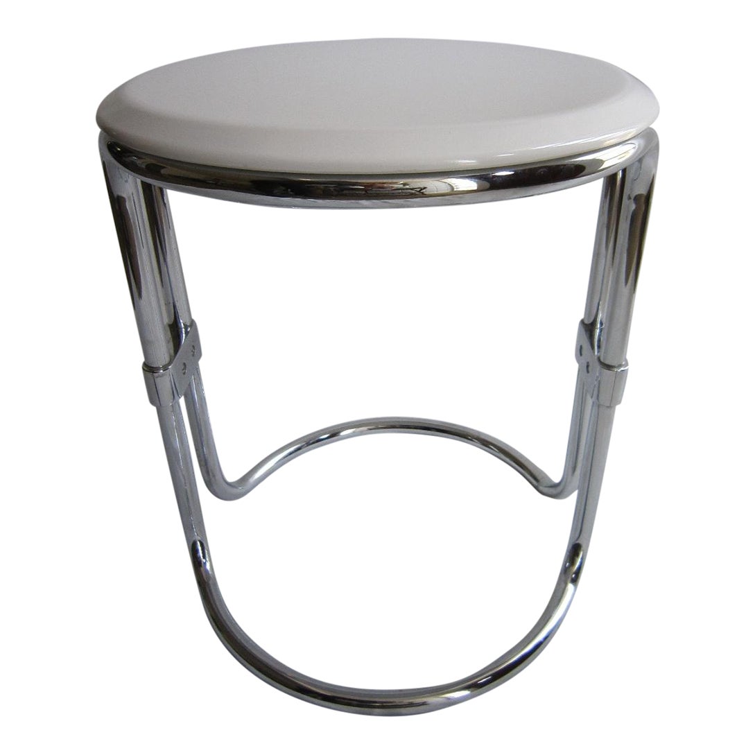 Keuco Modernist Chrome Stool | Chairish