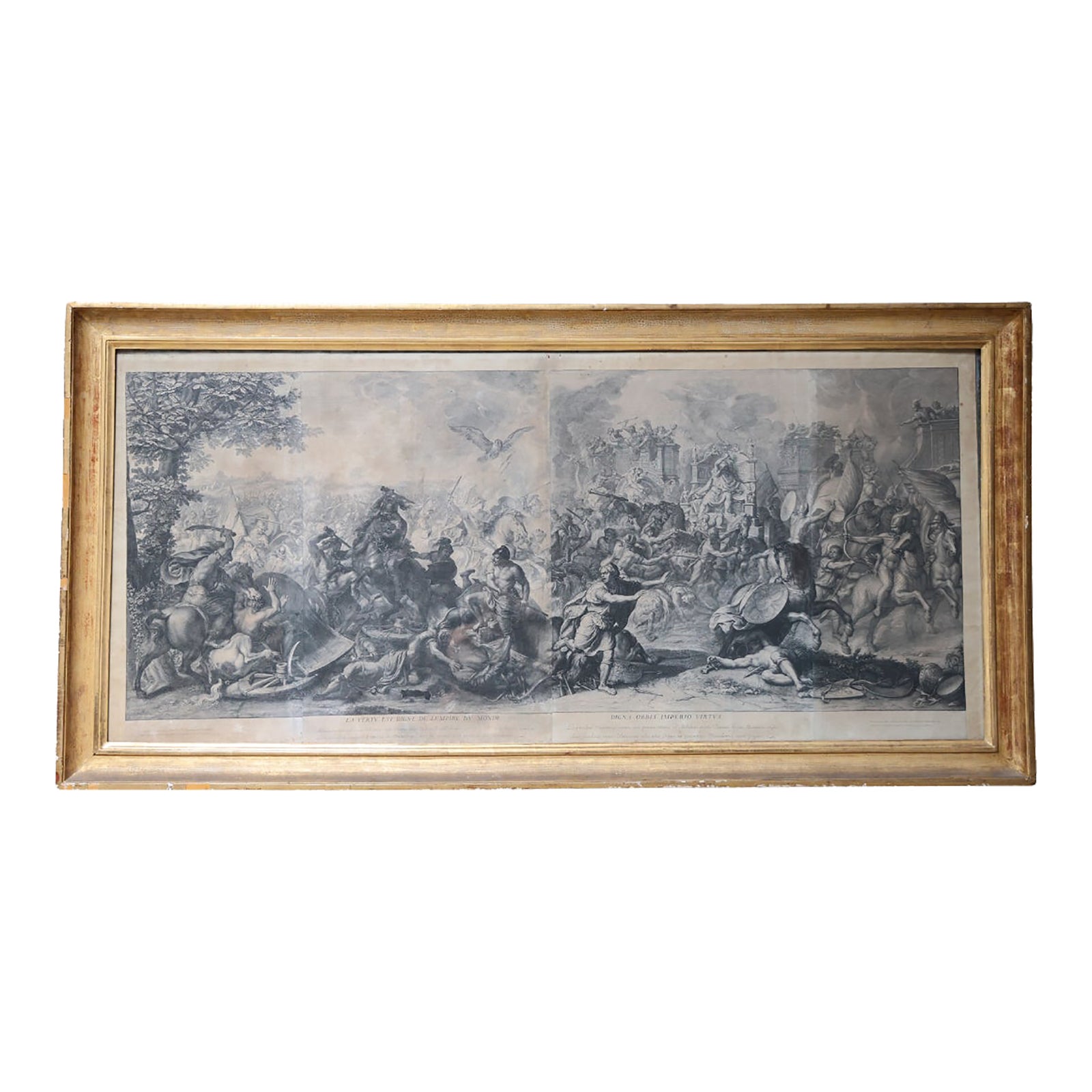 17th Century French Empire of the World Engraving | Chairish