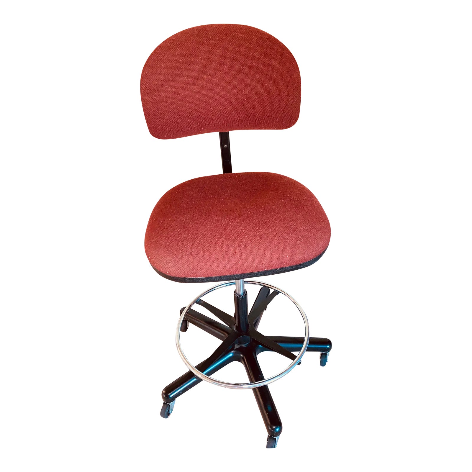 Vintage Cramer Swivel Adjustable Office Chair | Chairish