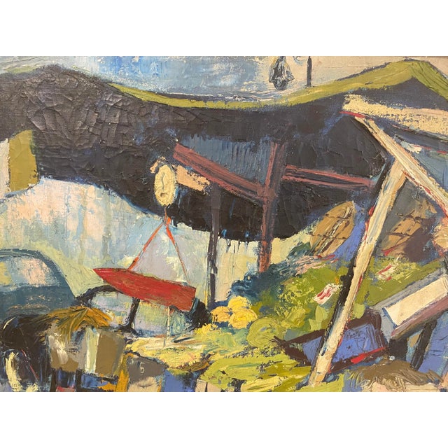 Don Bloom Market Scene 1957 | Chairish