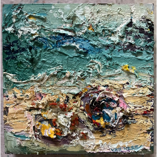 'Found at the Beach', Original Oil Painting, Expressionism ...