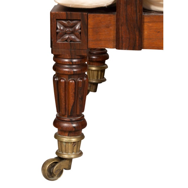 Regency Rosewood Armchair By Gillows | Chairish