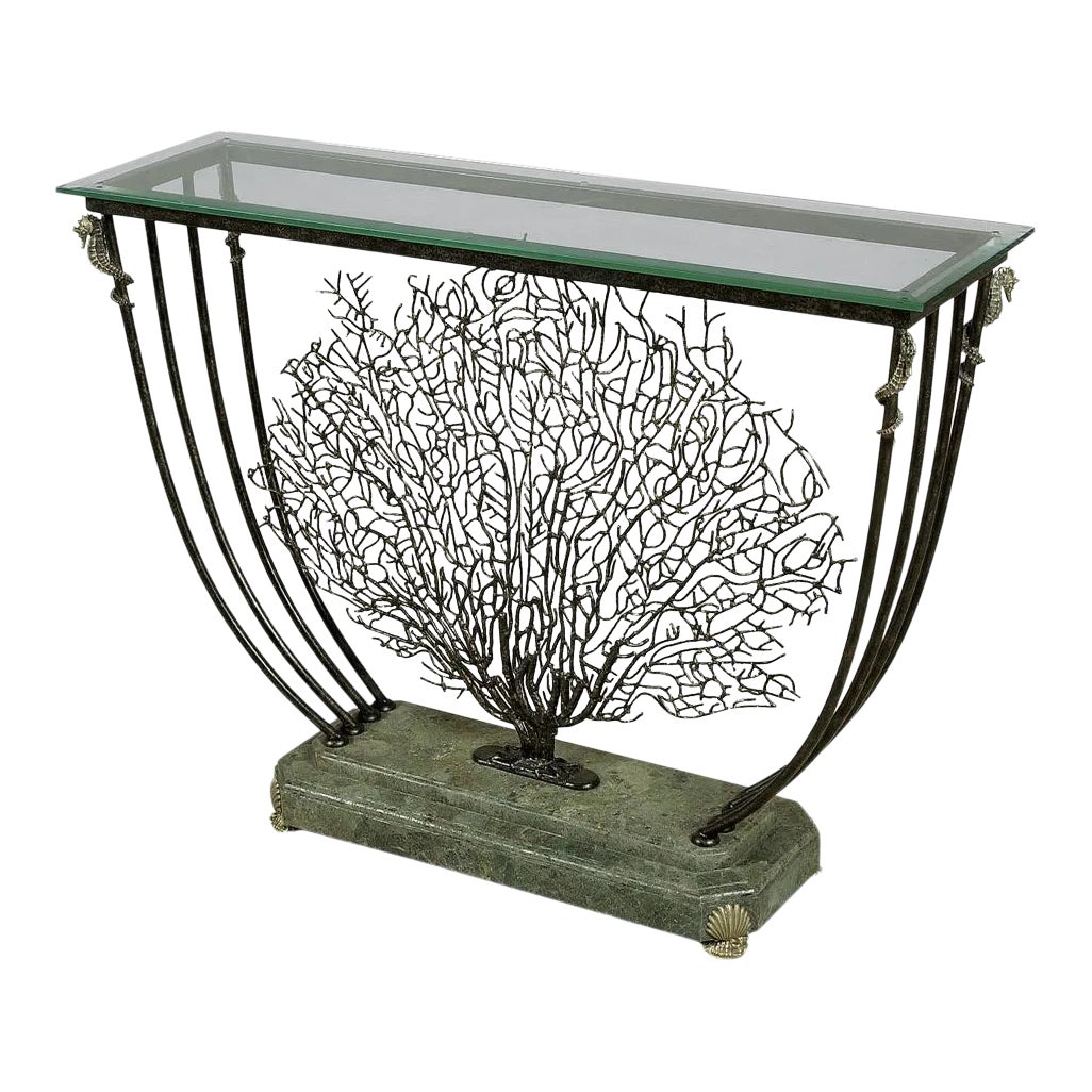 Maitland-Smith Coral Console Table | Chairish