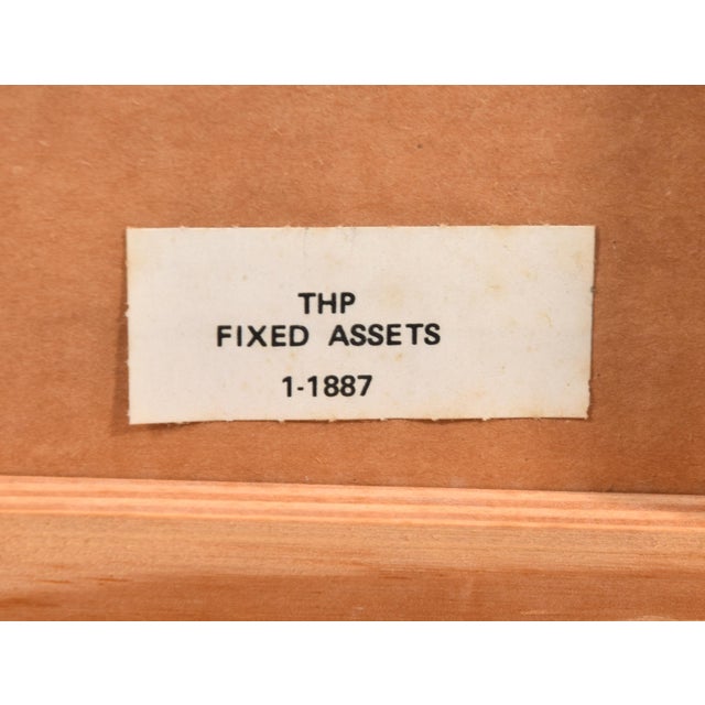 1980s Large Original Signed Floral "Clivia" Watercolor Print by Sandra ...