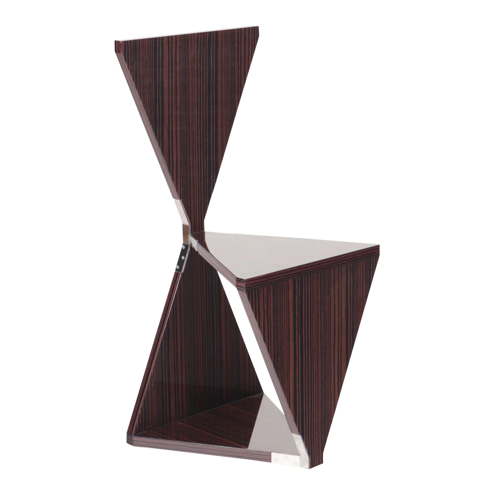 "Elfenbein" French Polish Zebra Wood Hall Chair Designed by Maximilian ...