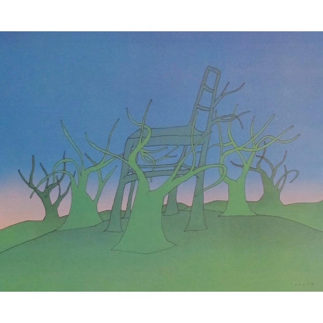 1983 Original Jean Michel Folon French Exhibition Poster, l'Arbre ...