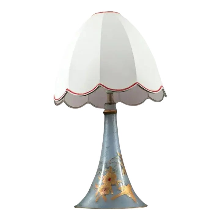 Early 20th Century Oversized Gabbiani Venetian Murano Glass Table Lamp ...