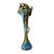 Late 20th Century Filip Ravert Tall Art Glass Vase With Bronze Overlay ...