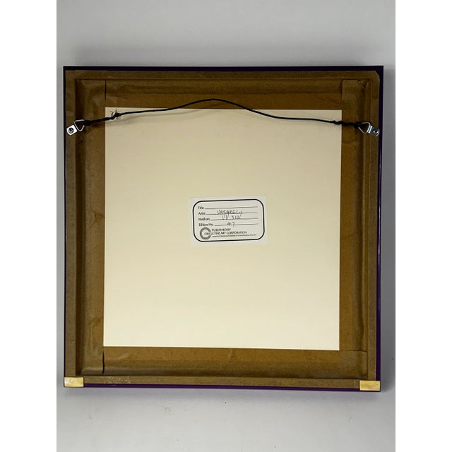 Late 20th Century Silkscreen Opp Art Lithograph Signed and Numbered by ...