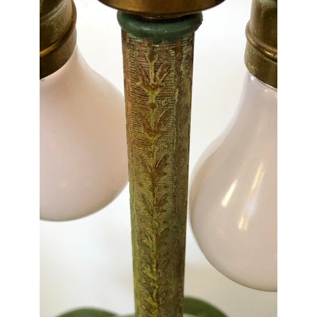 Verdigris Urn Table Lamp | Chairish