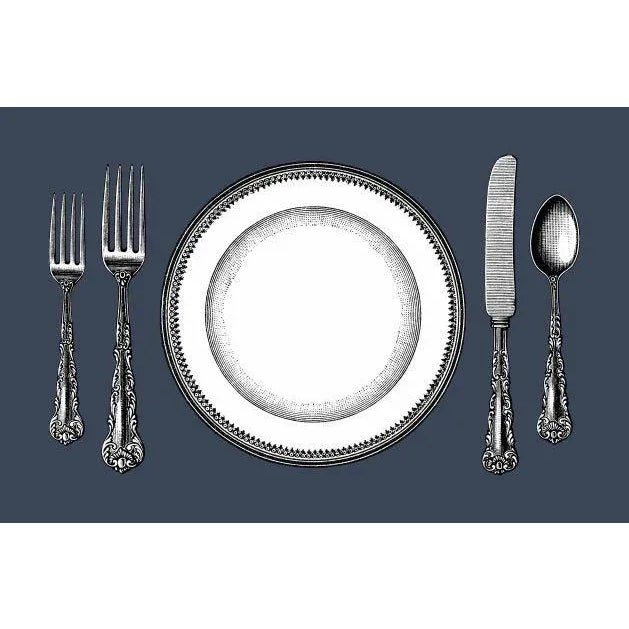 Table Setting Paper Placemat Pad | Chairish