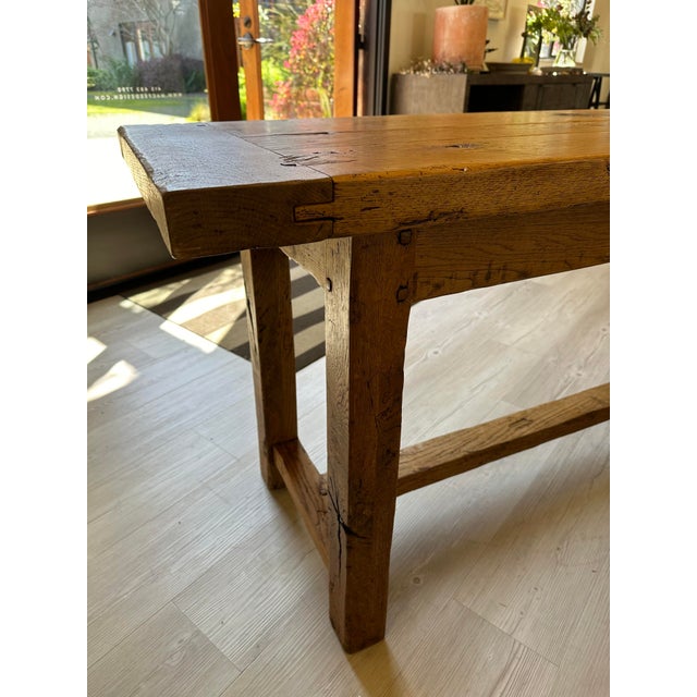 Rustic Pine Console Table | Chairish
