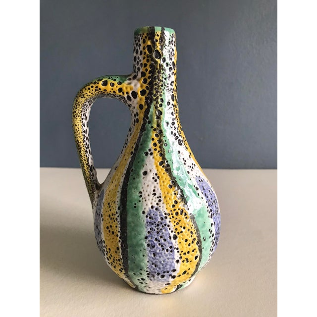 Clemens & Huhn, Dekor Goldhelm Bunt, Fat Lava Vase Model 311/15, Circa ...