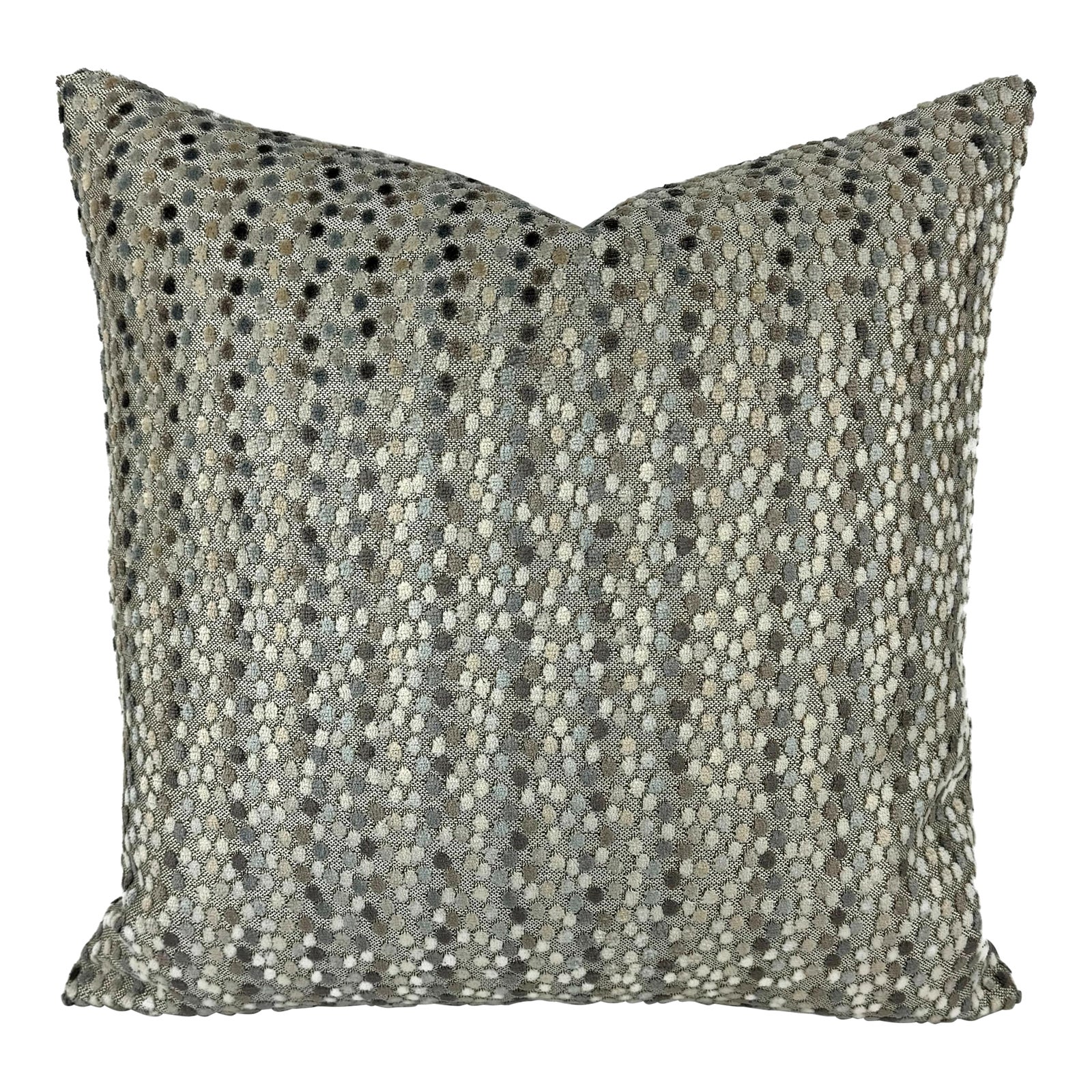 Hamilton Fabrics Bacchus in Pebble Pillow Cover | Chairish