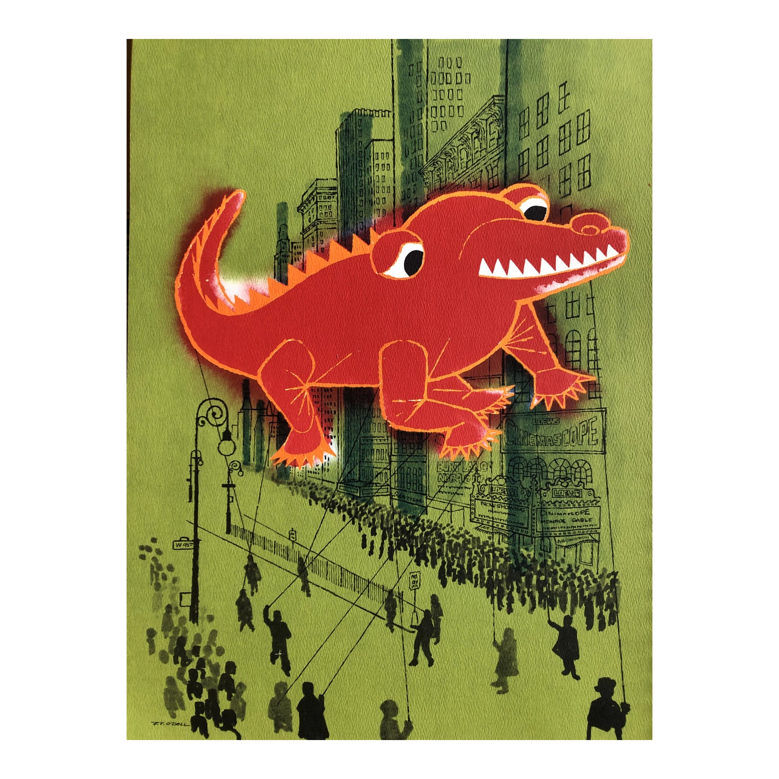 1962 New York City Scenes Original Litho Calendar Book 12 Lithographs ...