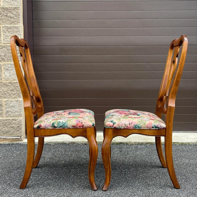 Ethan allen country french dining chairs store