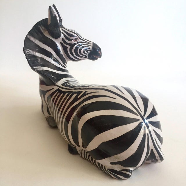 Vintage Mid Century Modern Italian Art Pottery Hand Painted Ceramic ...