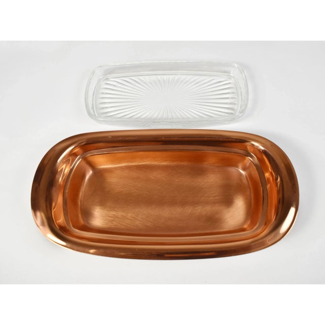 Vintage 1960s Coppercraft Guild Taunton Mass Oval Pedestal Copper ...