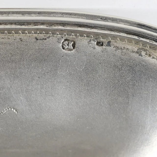 Austrian Silver Oiler with Glass, 1890s | Chairish