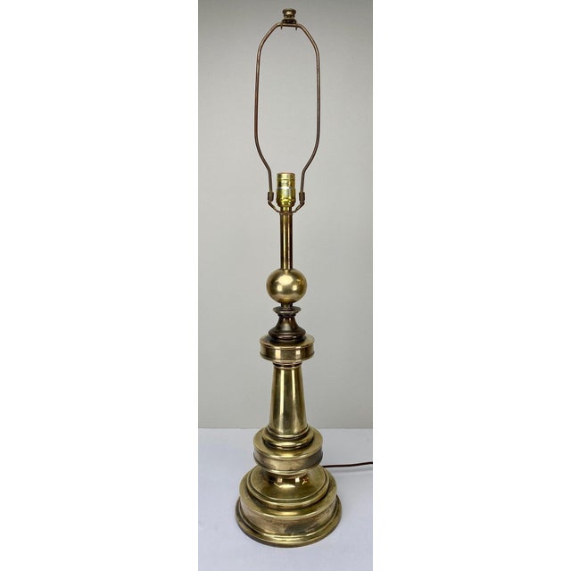 Stiffel Mid-Century Modern Brass Baluster Style Table Lamp, a Pair ...