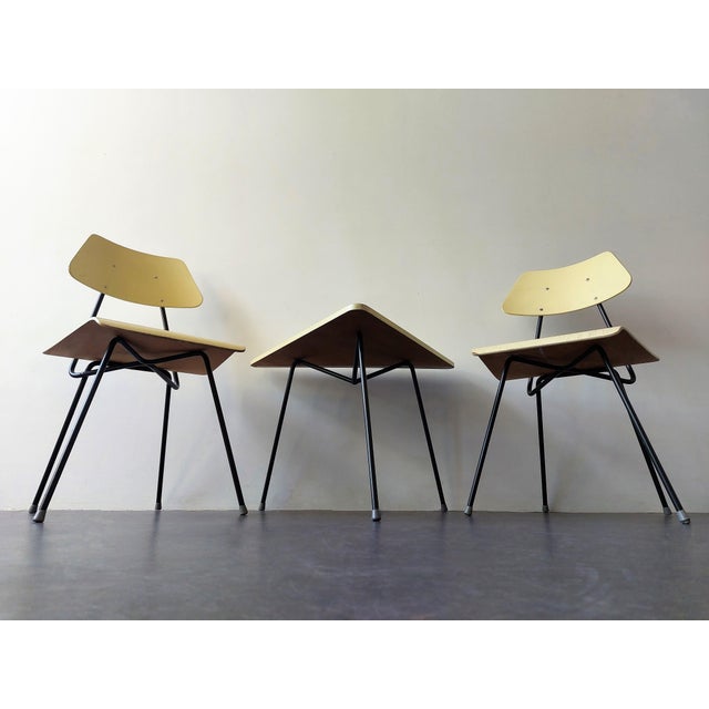 Chairs and Side Table by Rob Parry for Dico, Netherlands, 1950s, Set of ...