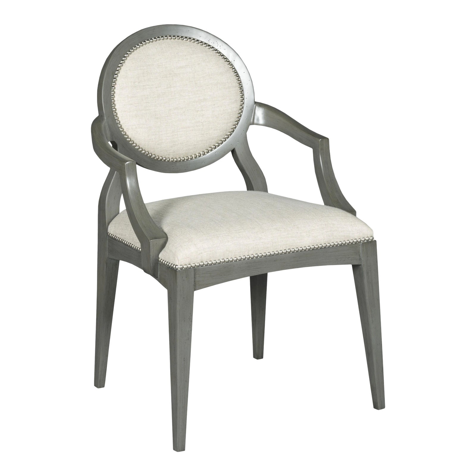 Modern Ventura Oval Arm Chair | Chairish
