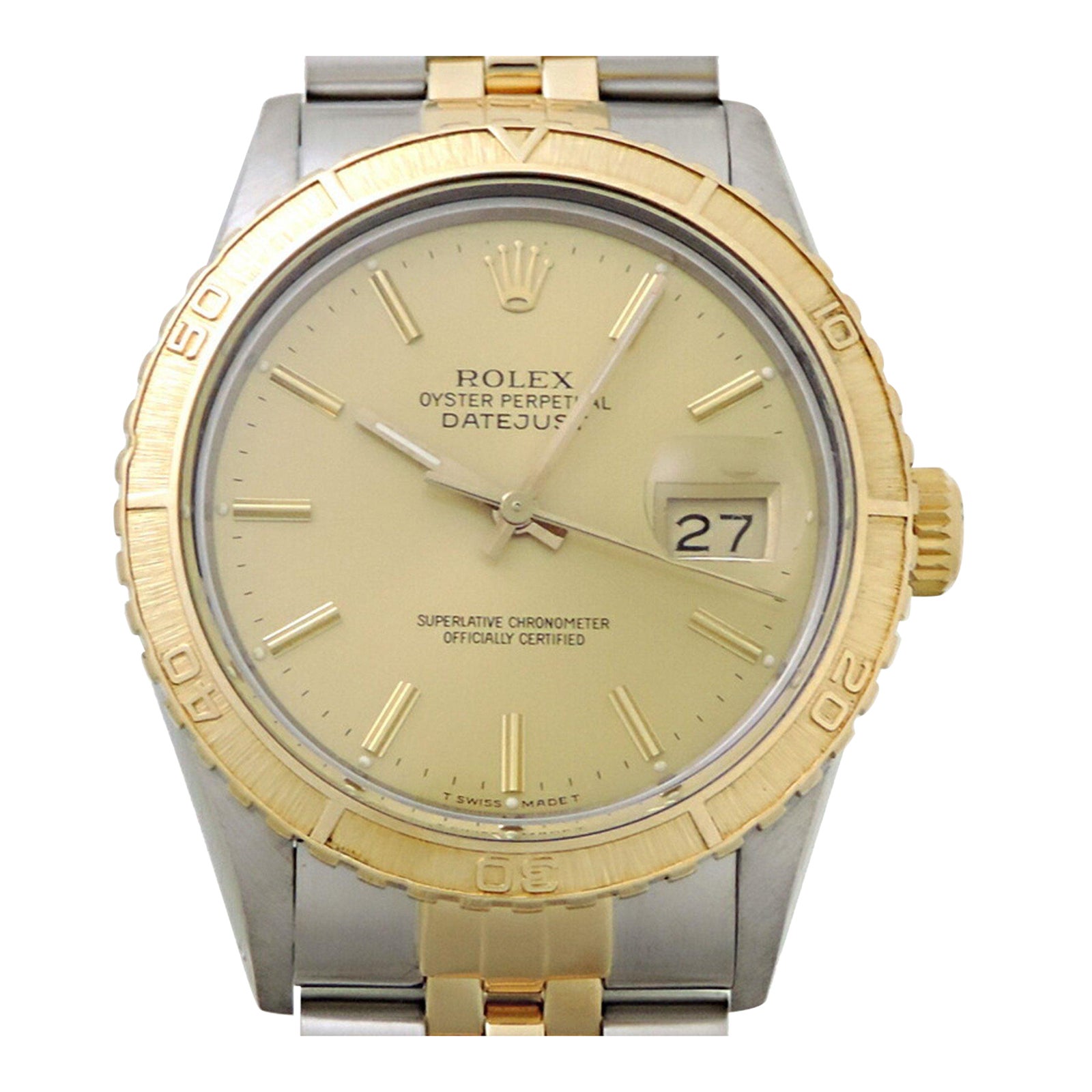 Rolex Datejust Thunderbird R Number 1987 Men's Watch 16253 | Chairish
