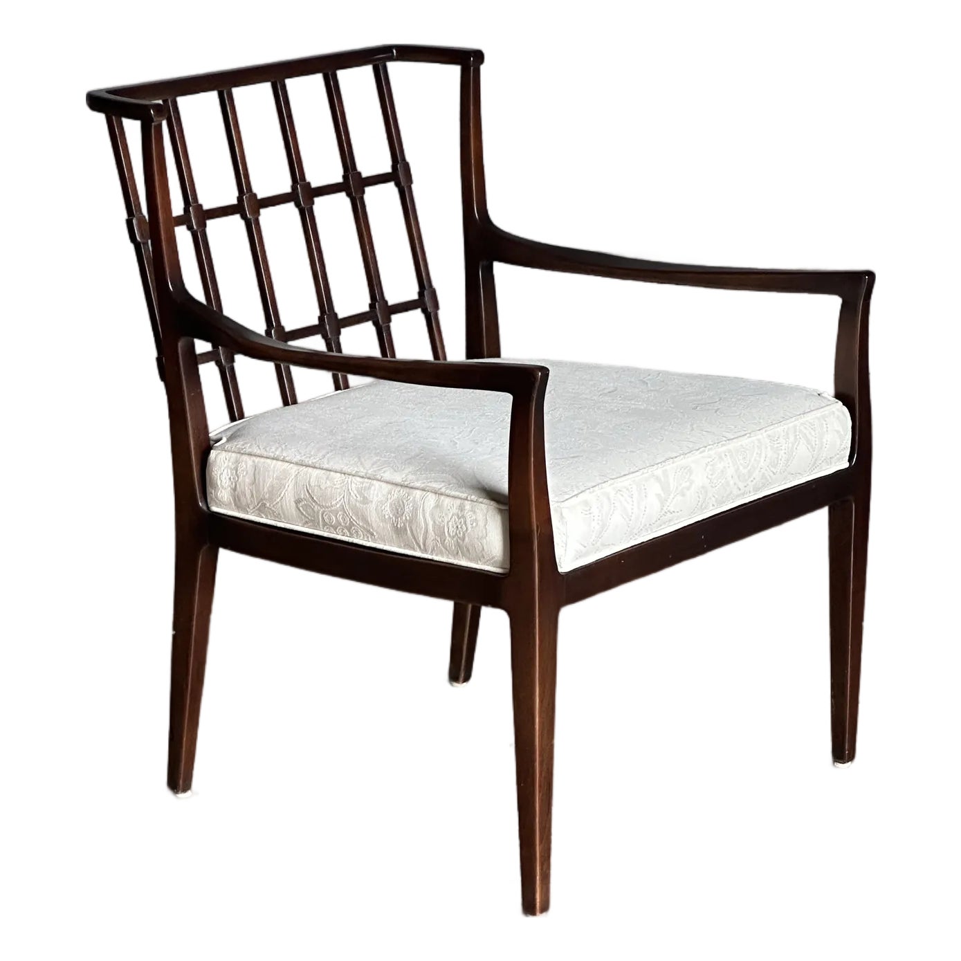 1950s Unusual Mid Century Modern Accent Chair by Baker | Chairish