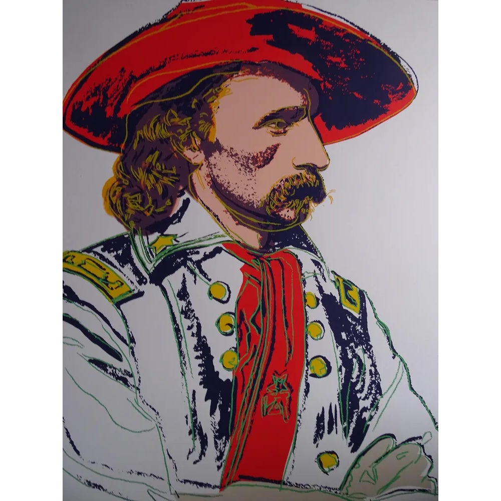 After Andy Warhol, General Custer, 1986, Silkscreen | Chairish