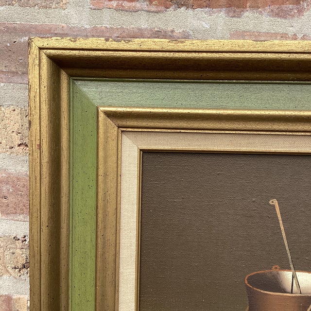 Mid 20th Century French Artist Violette De Mazia Framed Painting on ...