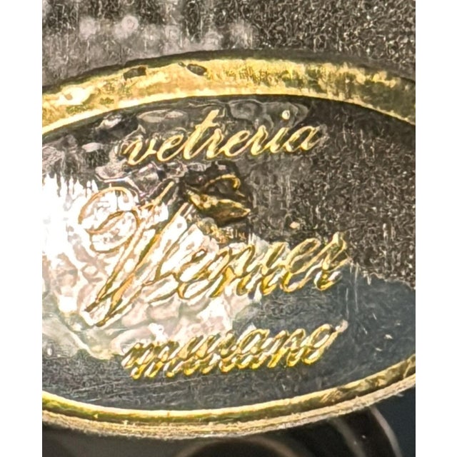 Late 20th Century Murano Venier Glassworks Hand-Engraved Mirrored ...