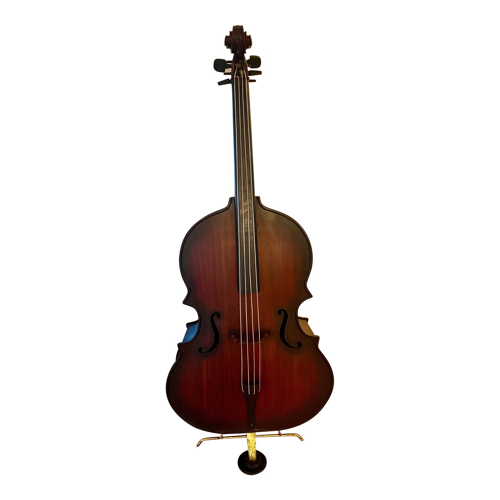 Vintage Hidden Bar - Cello Bass Fiddle | Chairish