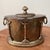 Mid 20th Century Vintage Brass Biscuit Tin With Lid and Handles | Chairish
