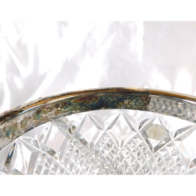 Late 18th Century Fb Rogers Lead Crystal Ice Bucket With Tongs | Chairish