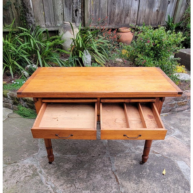 1900s Antique Bin Table | Chairish