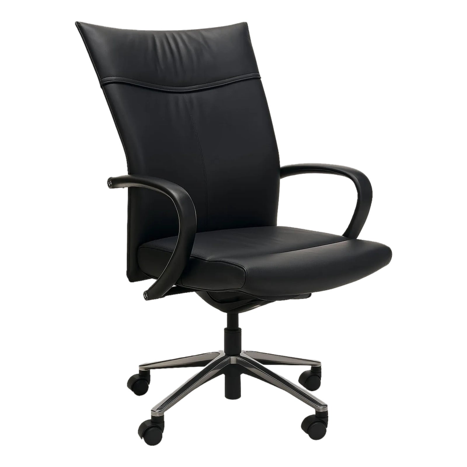 Klöber Ciello Office Swivel Chair in Leather | Chairish