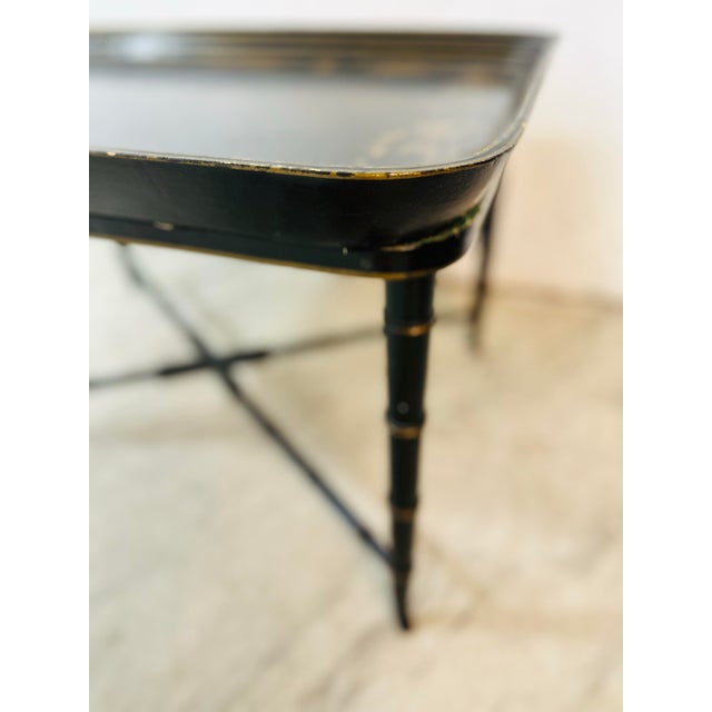 Vintage 2 Piece Tray Table | Chairish