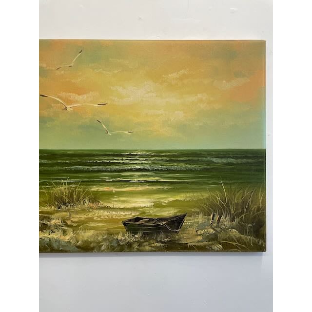 Ben Hampton Seascape Painting | Chairish