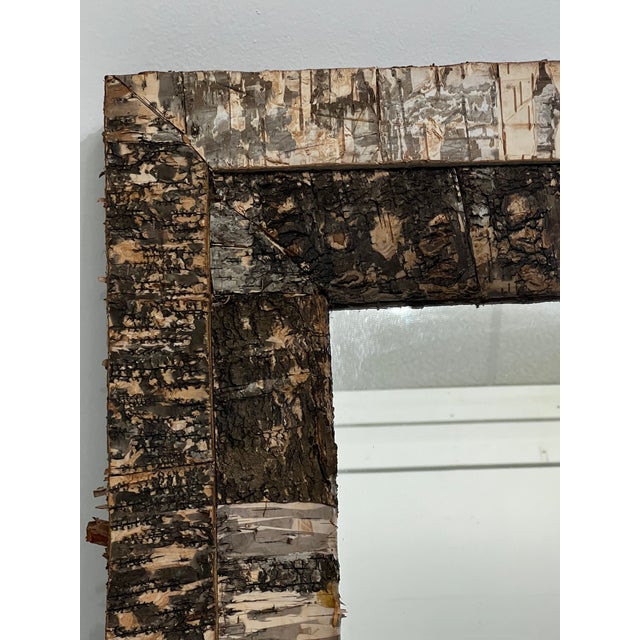 Birch Bark Branch Mirror Rustic | Chairish